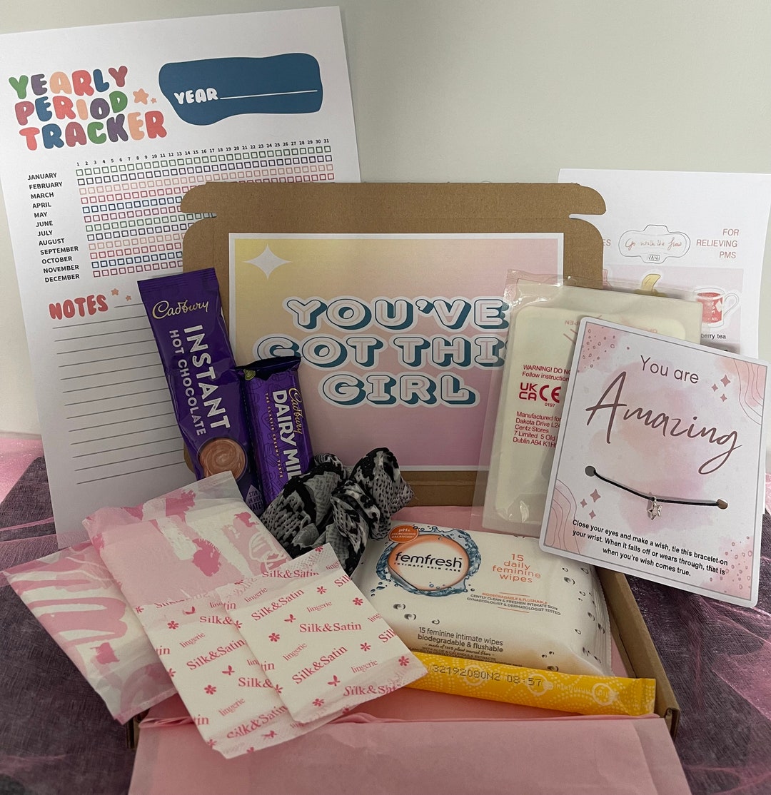 My First Period Box, Teen Girl Gift Box, Teenager, Personalised - Etsy UK