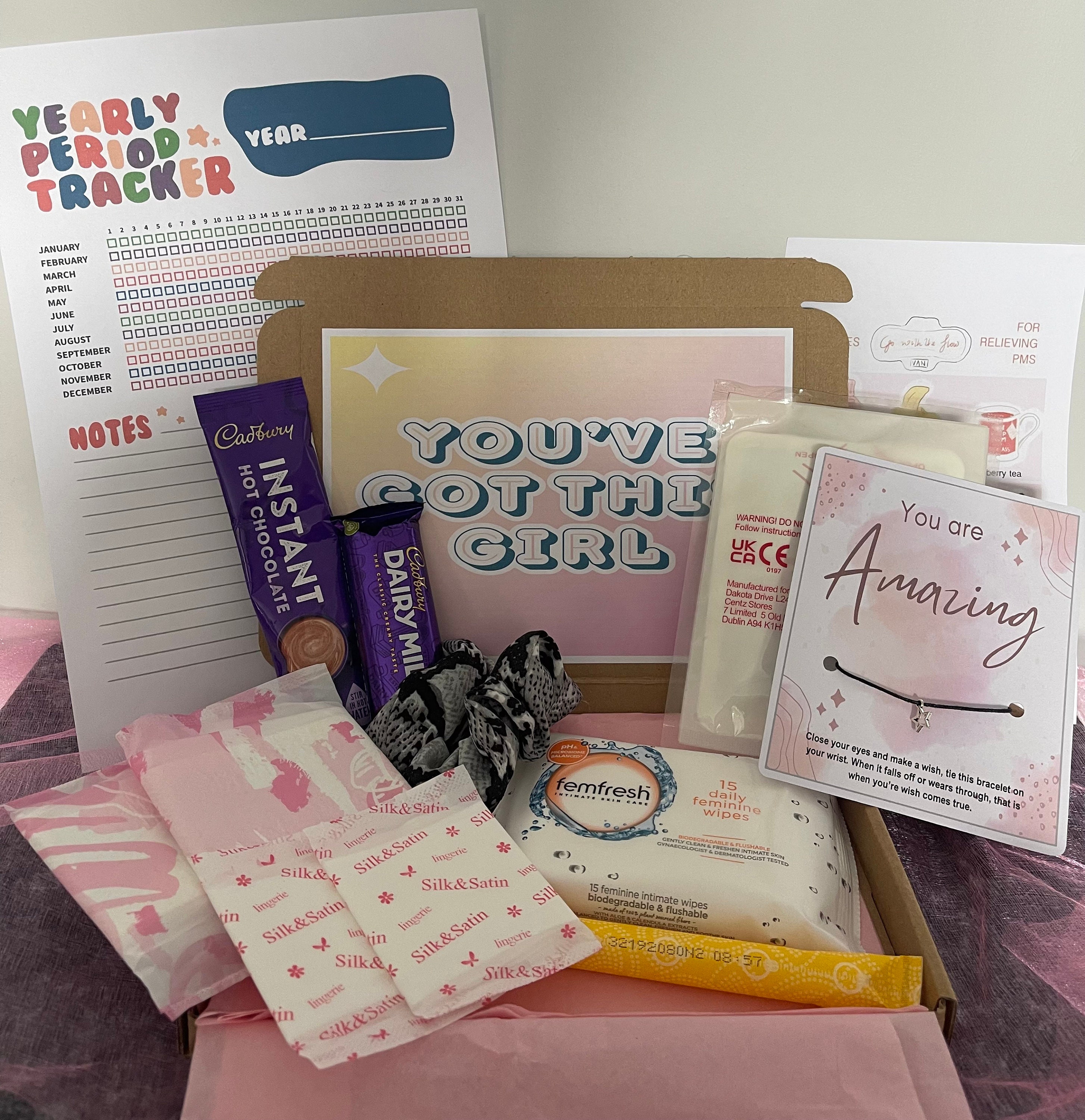 My First Period Box, Teen Girl Gift Box, Teenager, Personalised - Etsy UK
