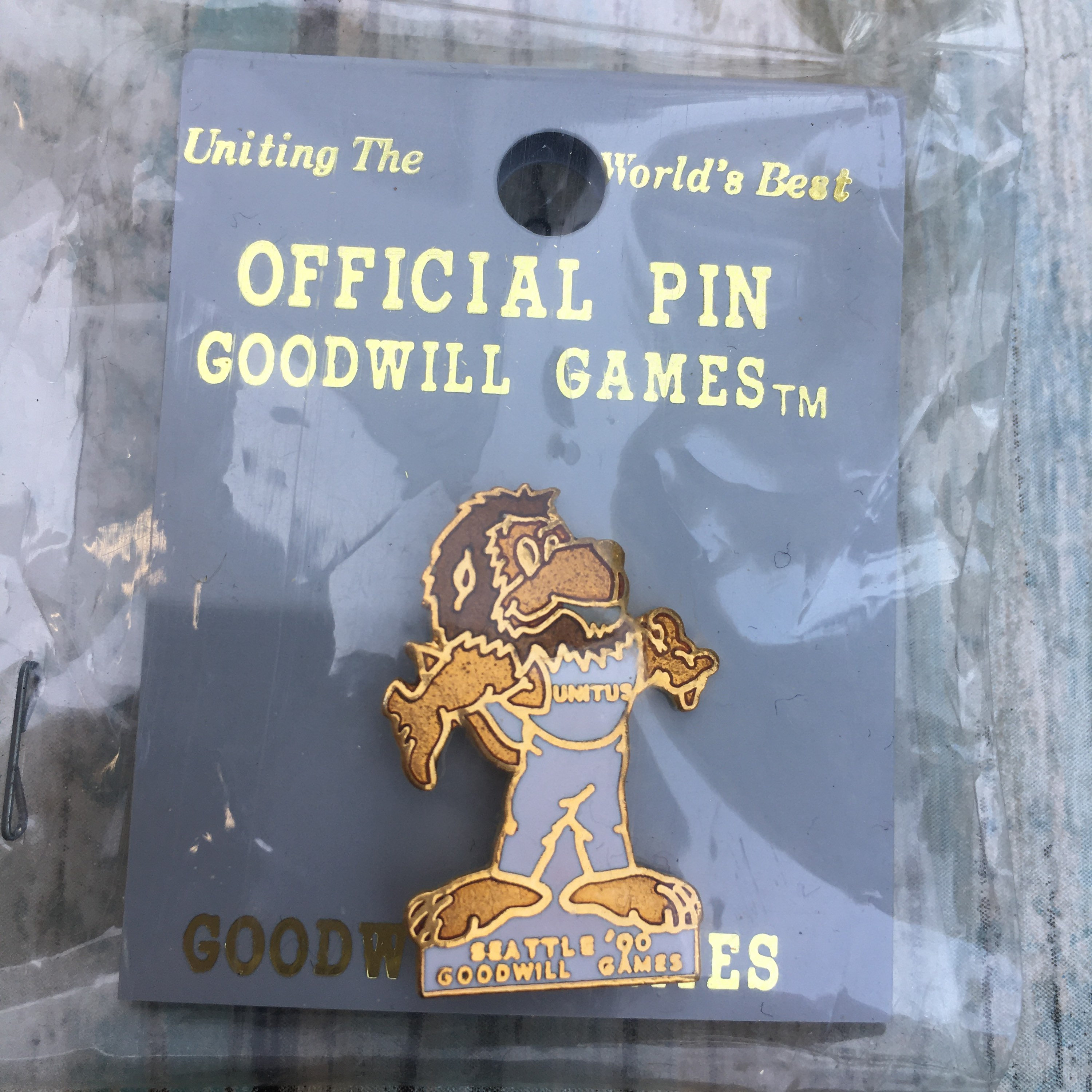 Goodwill Games Seattle 1990 Official Pin Lion - Etsy UK
