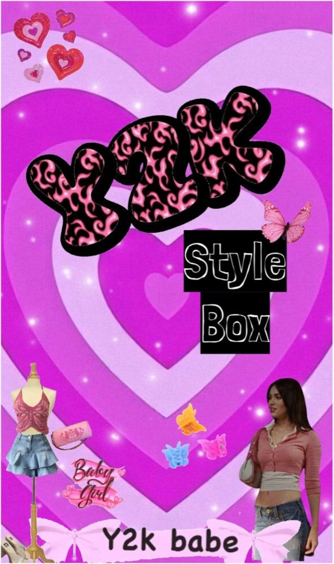 Y2k Aesthetic Style Bundle- Clothing & Accessories 2000s 1999 Curated ...