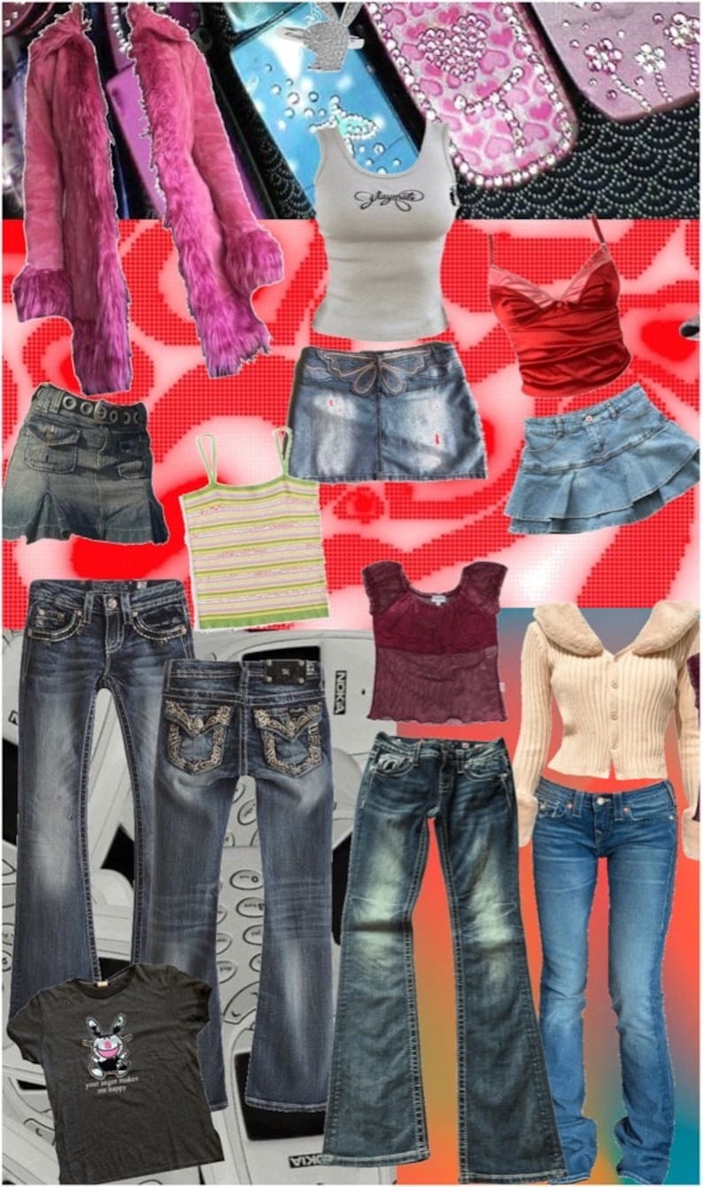 Y2k Aesthetic Style Bundle- Clothing & Accessories 2000s 1999 Curated ...