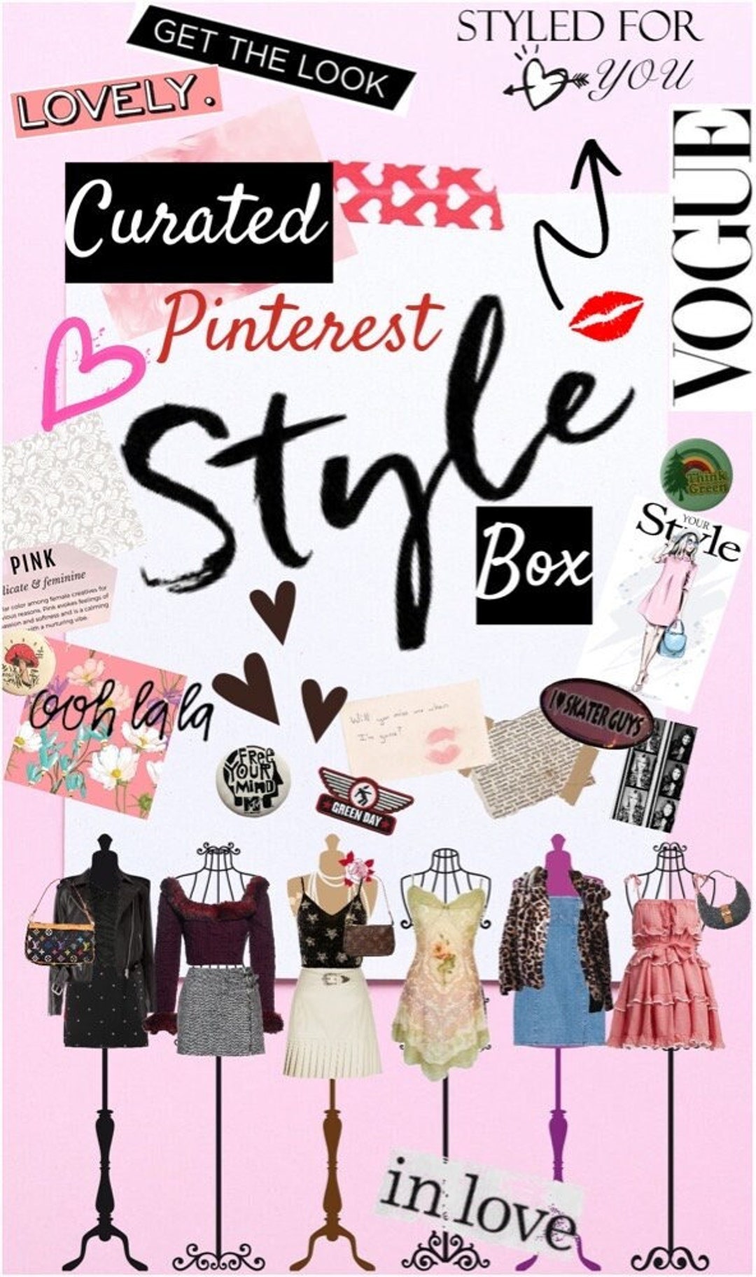 Personalized Pinterest Board Style Bundle - Thrifted Curated ...