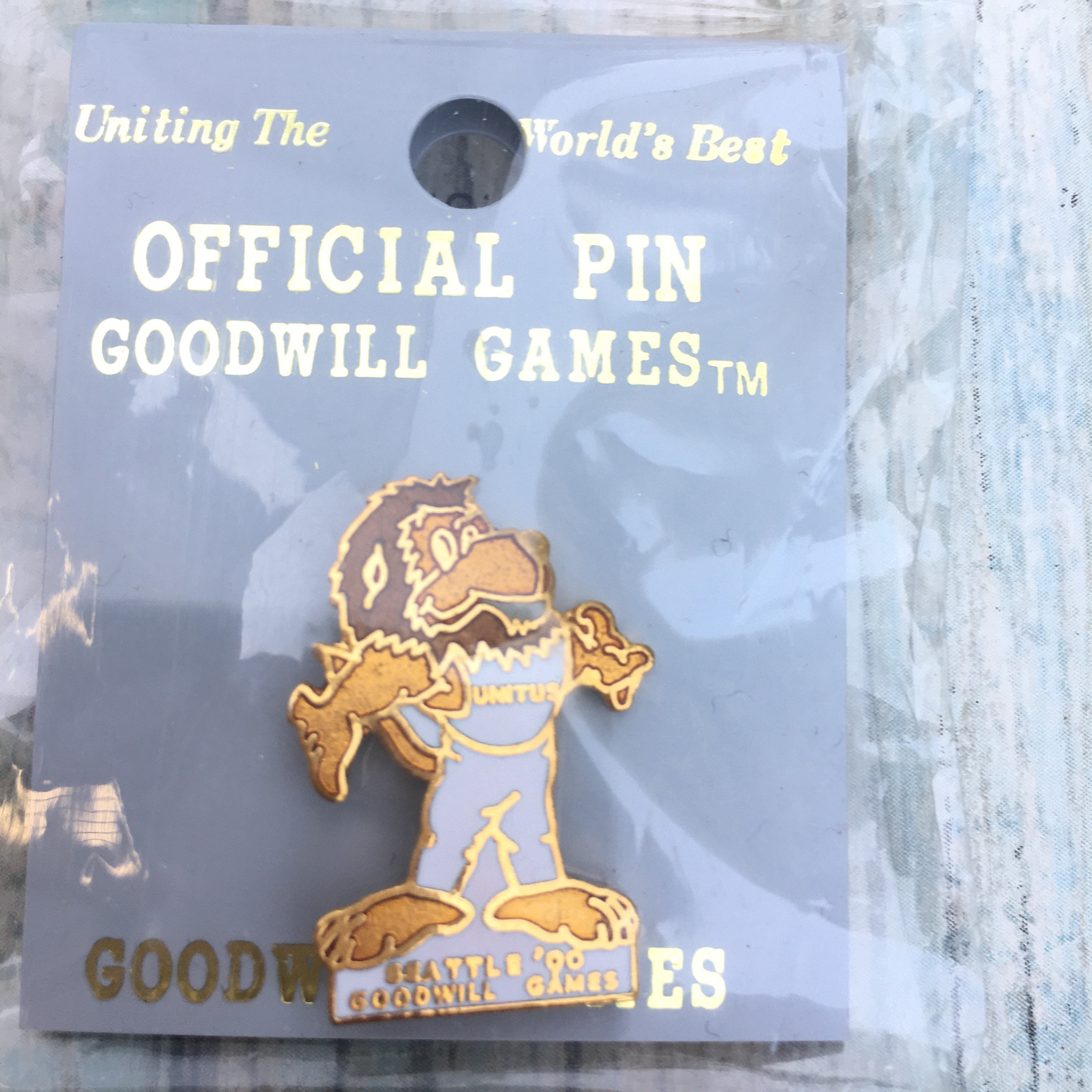 Goodwill Games Seattle 1990 Official Pin Lion - Etsy UK