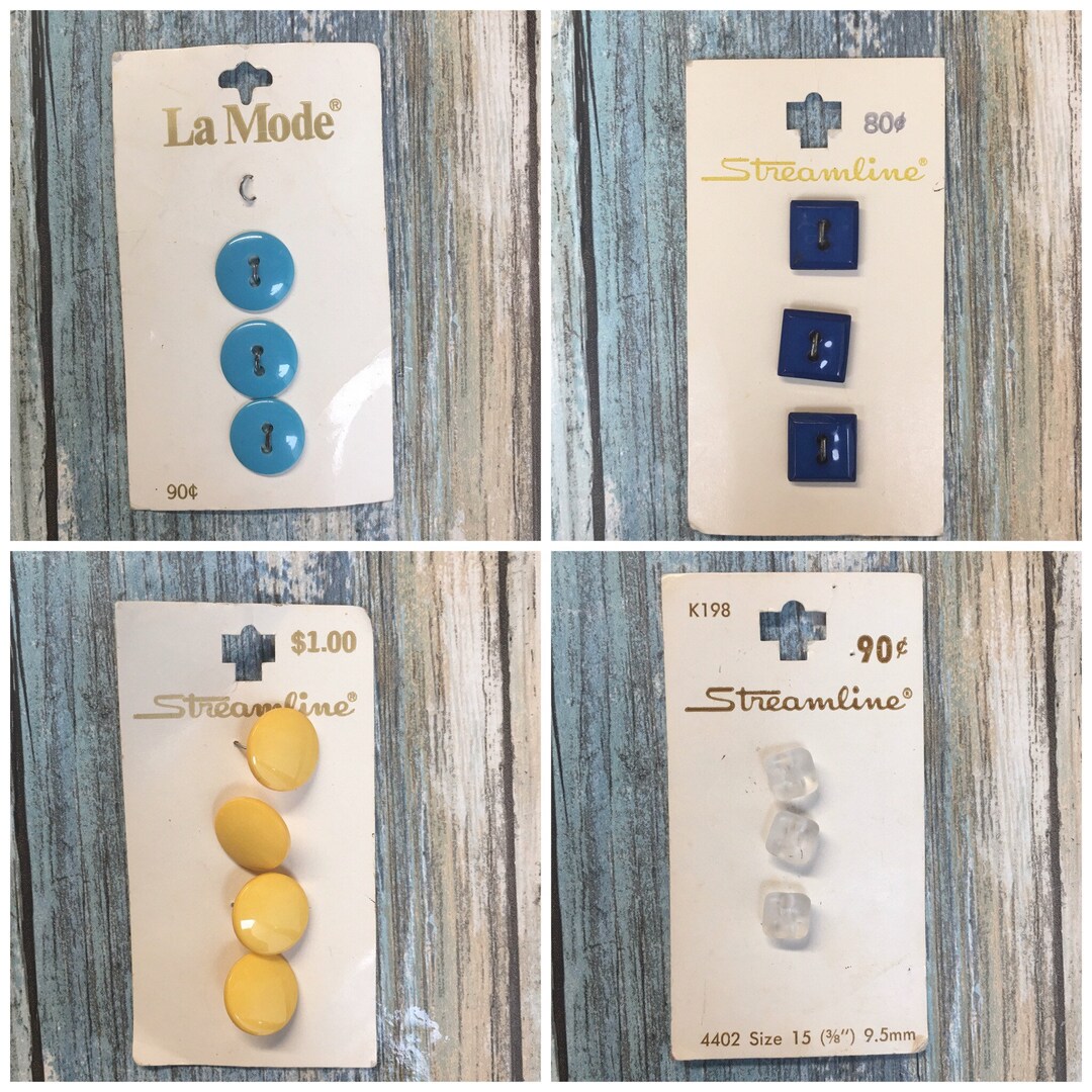 Streamline & La Mode Buttons, 1960’s Vintage - Etsy