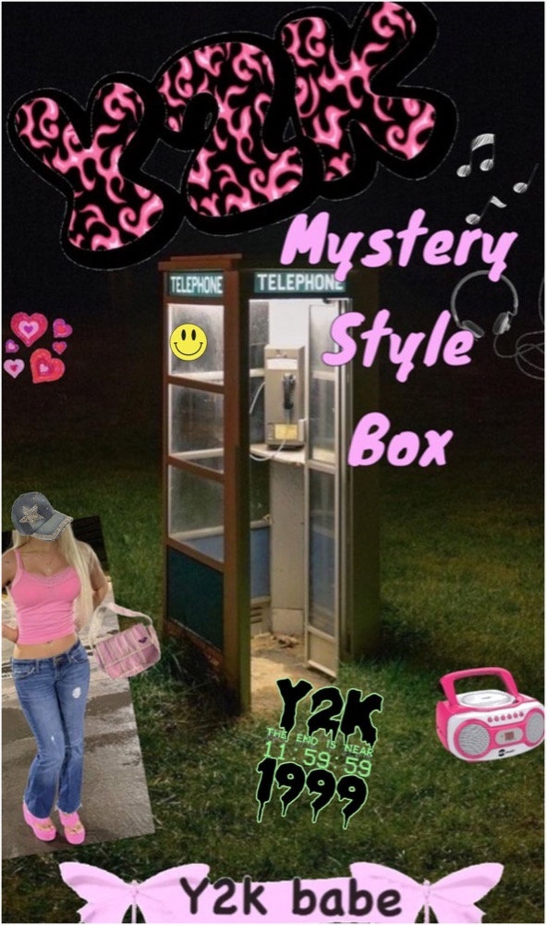 Y2k Aesthetic Style Bundle Clothing & Accessories 2000s 1999 - Etsy