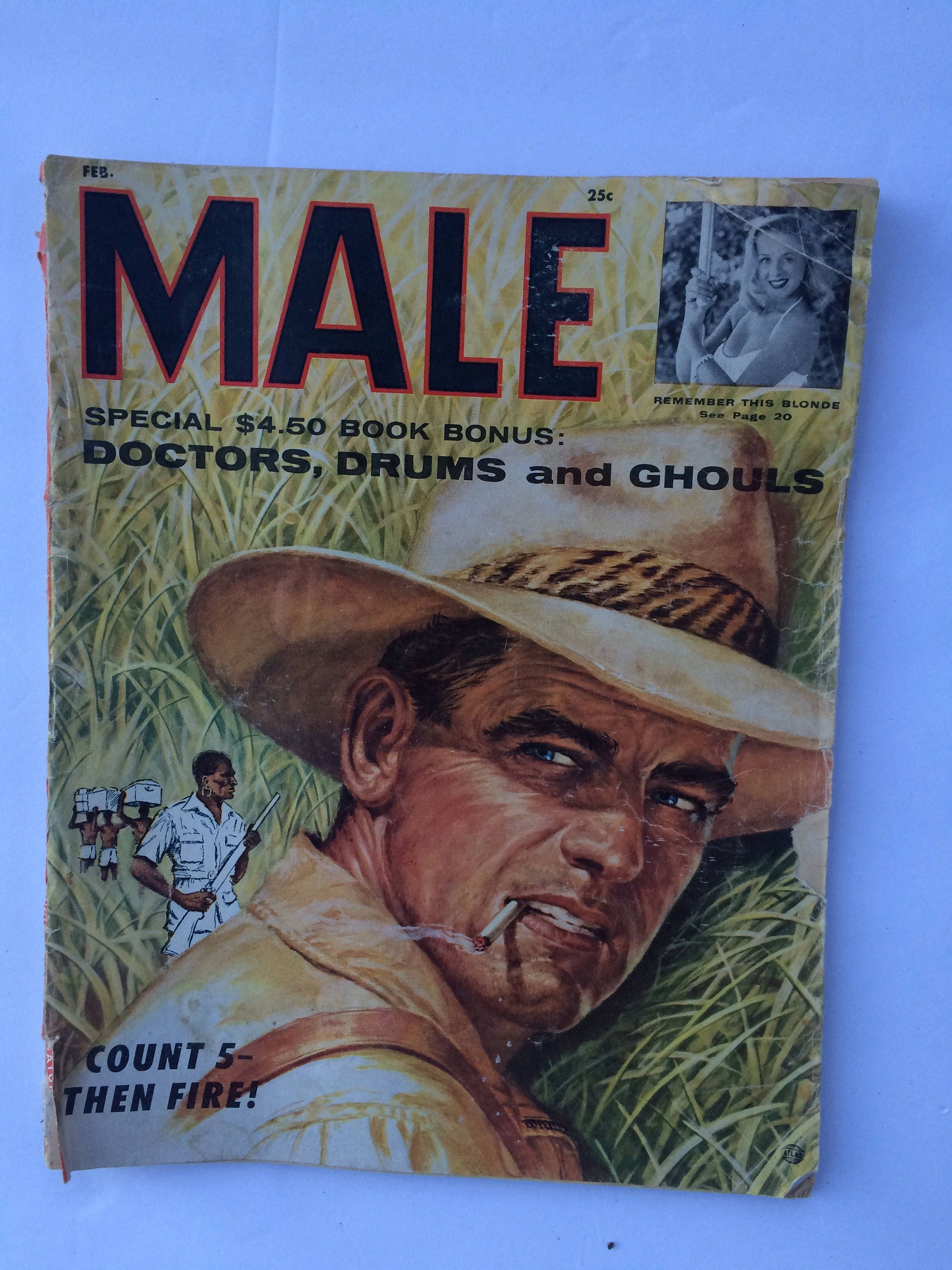 February 1956 Male Mens Magazine Vol 6 No 2 - Etsy