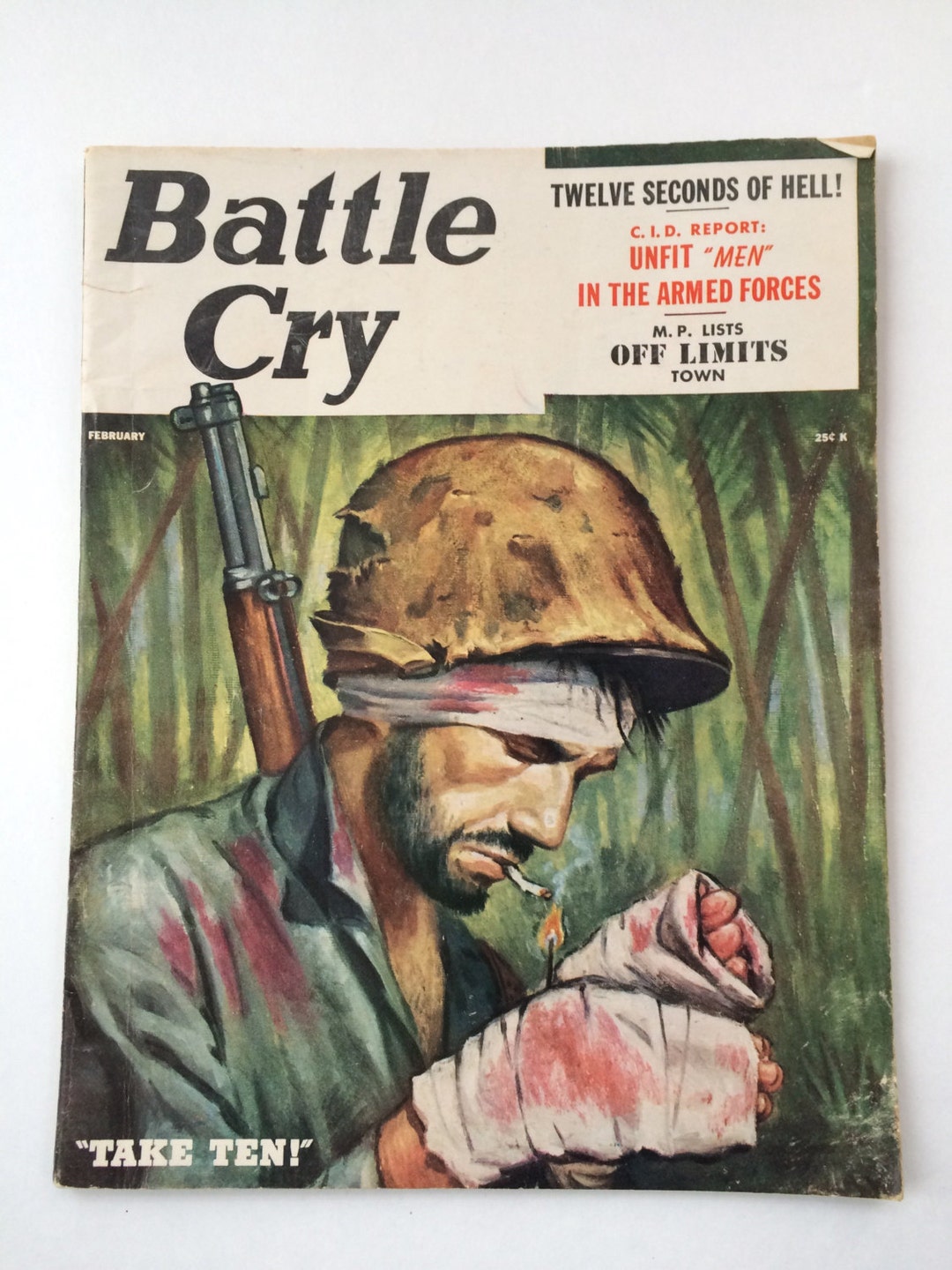 Battle Cry February 22 1956 Vol. 1 No.22 Mens Magazine - Etsy