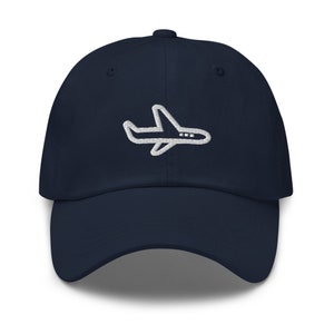 Airplane Baseball Cap Mens Hats Baseball Embroidered Dad Hat Pilot Gift ...