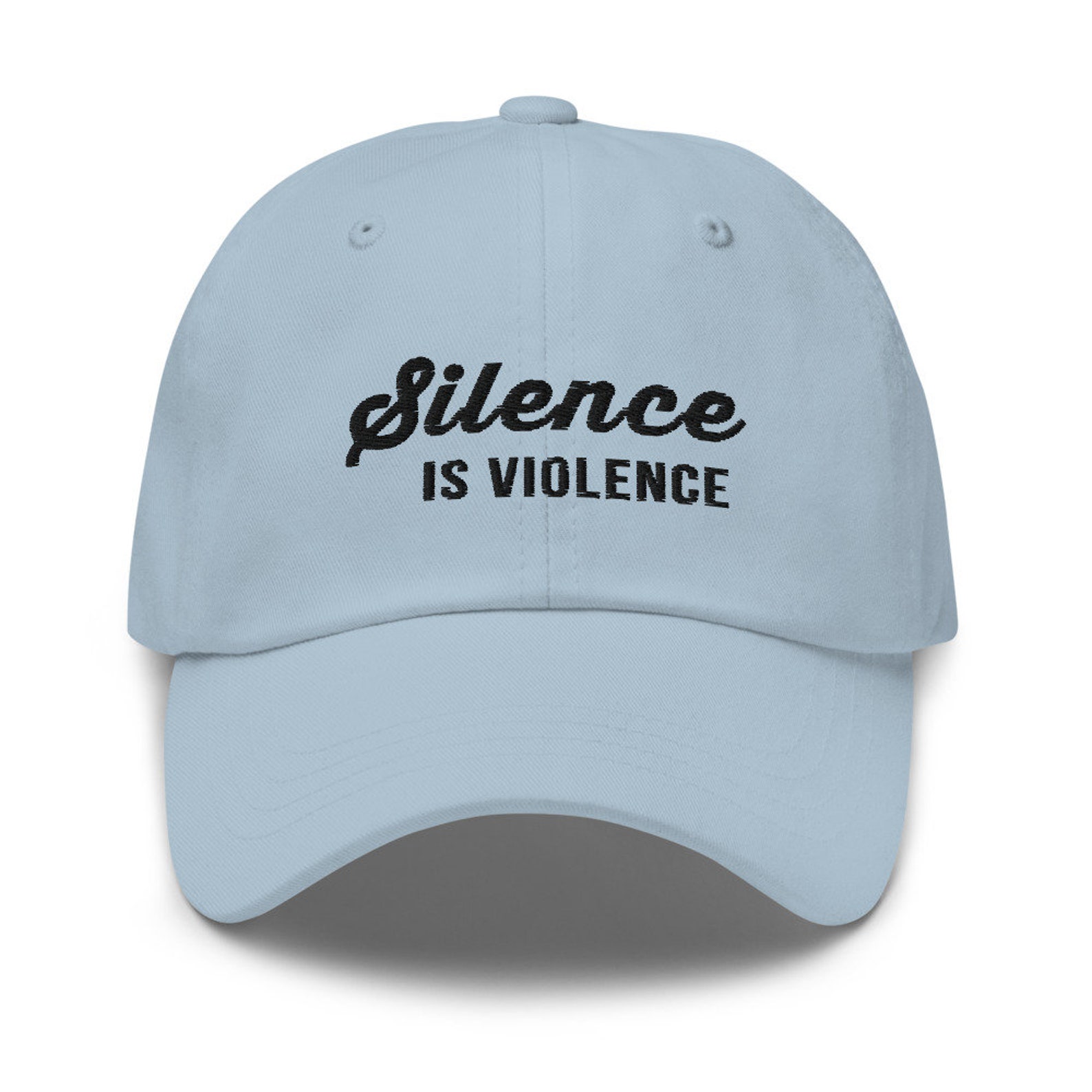 Silence is violence dad hat for men social justice hat for | Etsy