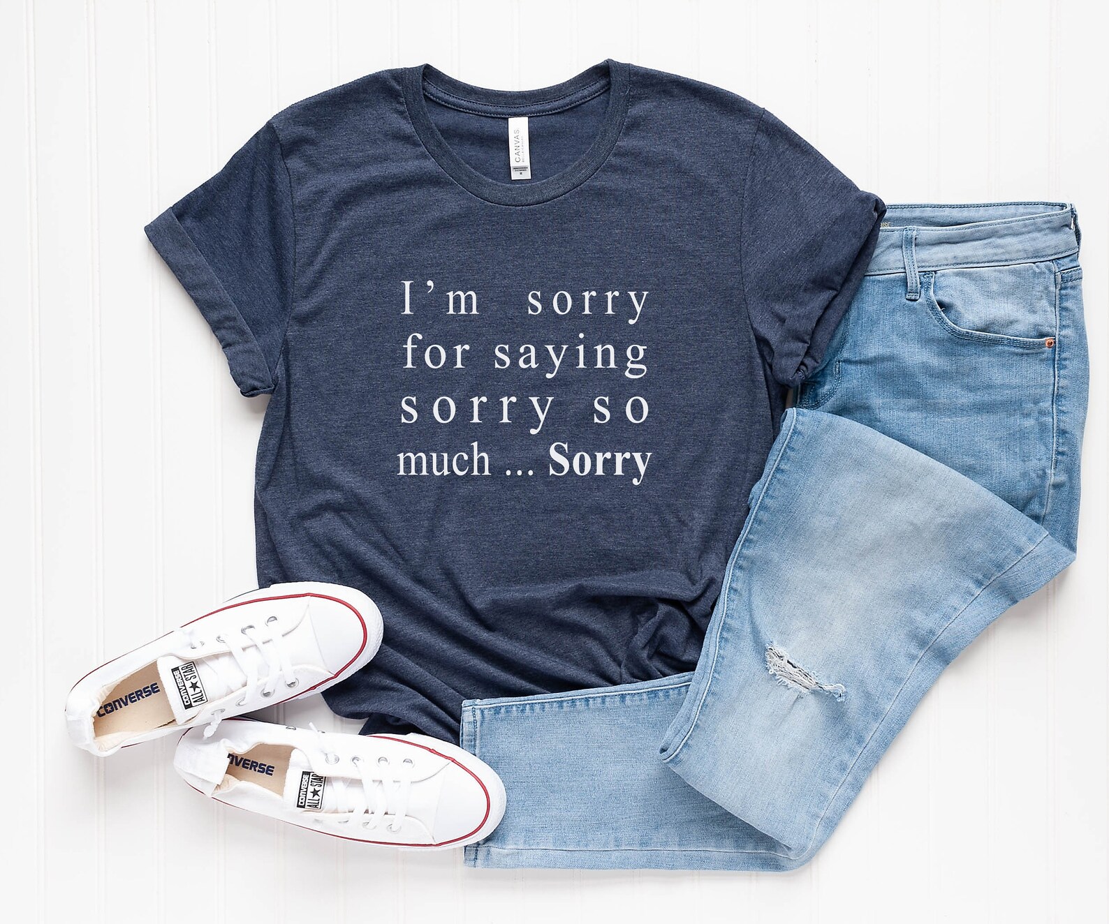 I'm Sorry for Saying Sorry so Much Sorry Funny Tshirts | Etsy