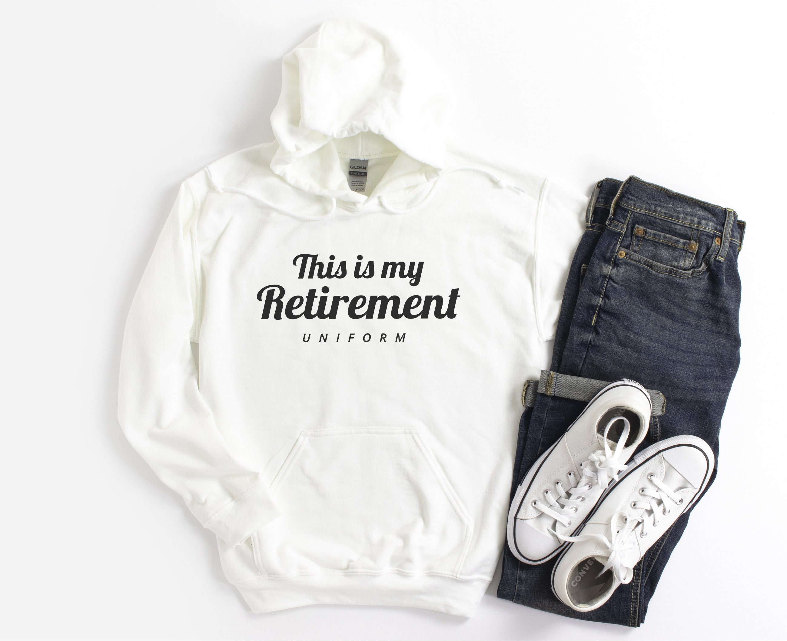 This is My Retirement Uniform Pullover Hoodies for Womens | Etsy