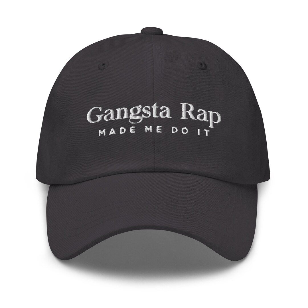 Gangsta Rap Made Me Do It Rapper Embroidered Baseball Caps for Women's ...