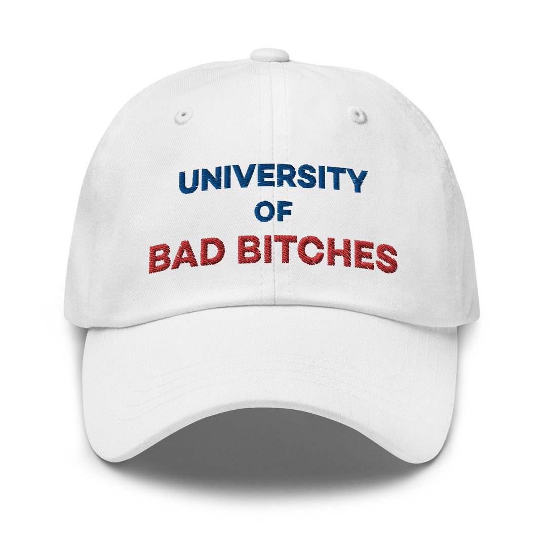 University of Bad Bithes Funny Baseball Hat for Women's Embroidered ...