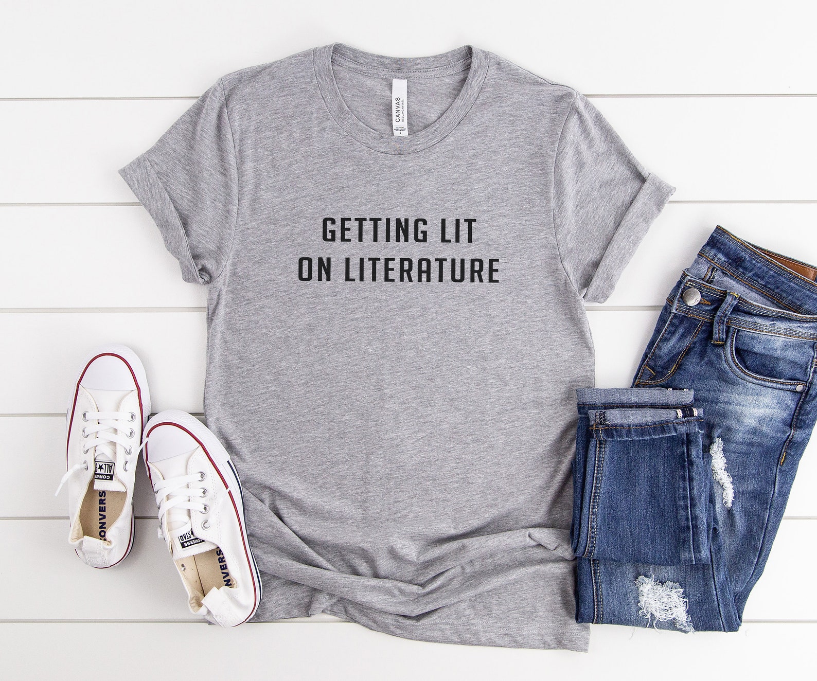 Getting Lit on Literature T Shirt Sayings Funny Tshirt Tumblr - Etsy