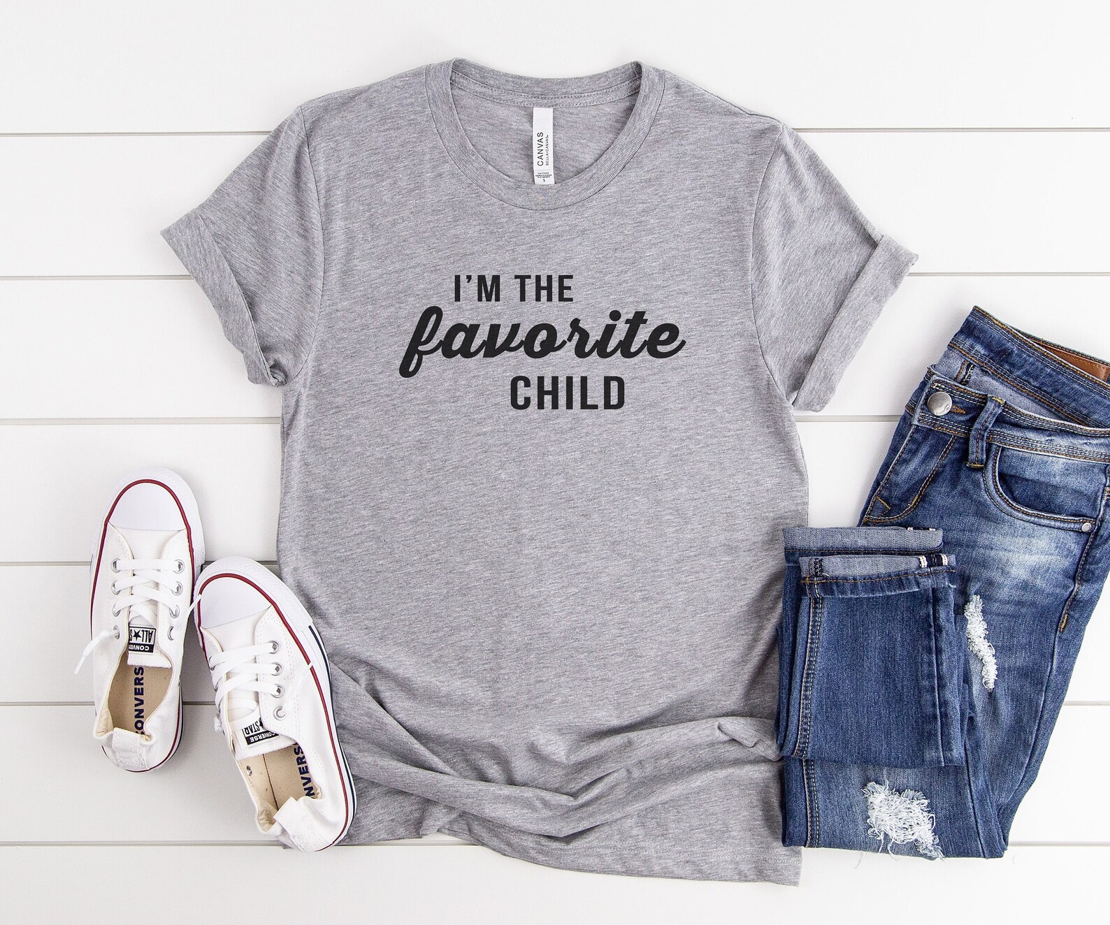 I'm the Favorite Child Daughter Gift Women T-shirt Graphic - Etsy