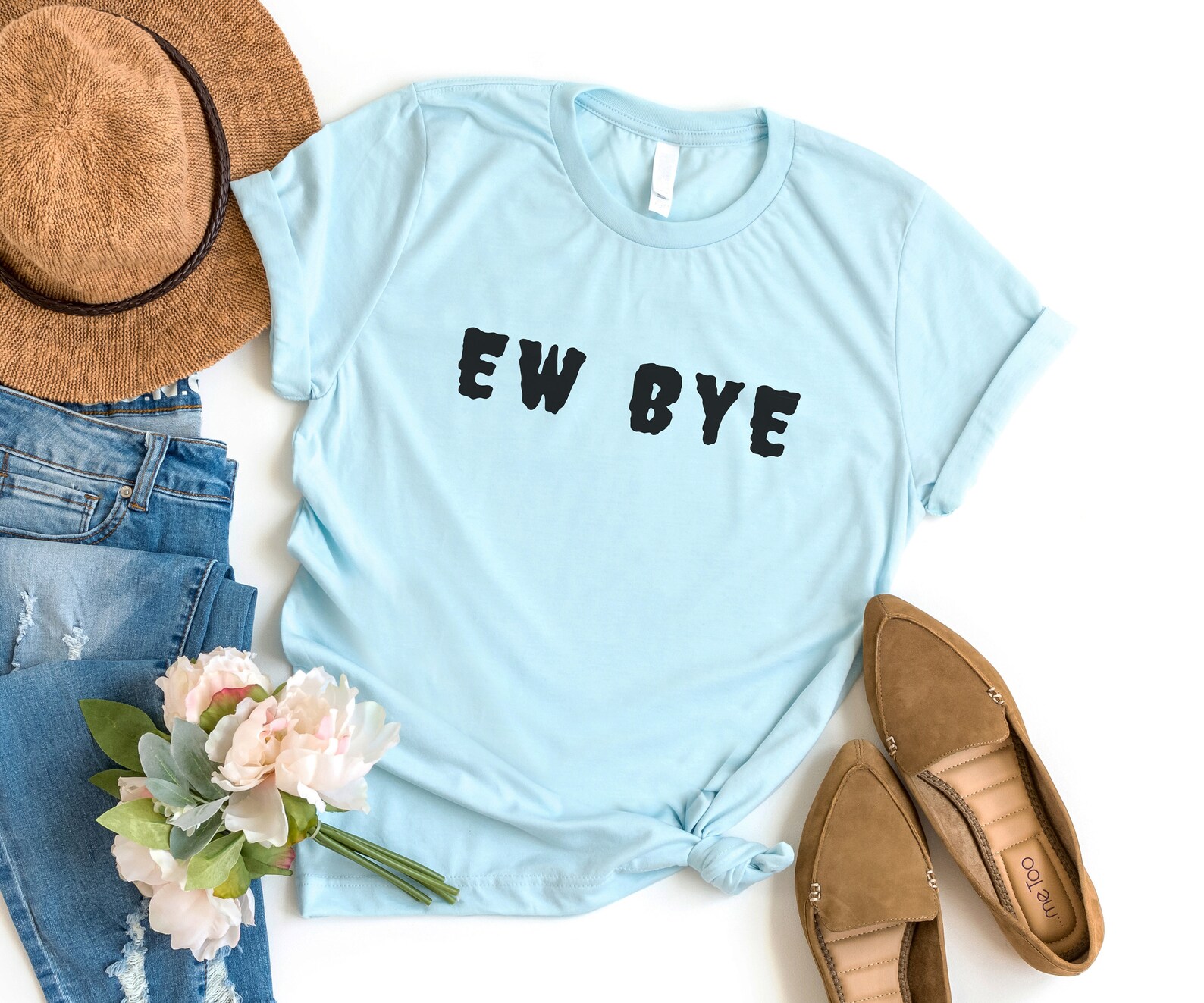 Ew Bye Funny Tshirts Women Graphic Tees for Teens Shirt With - Etsy