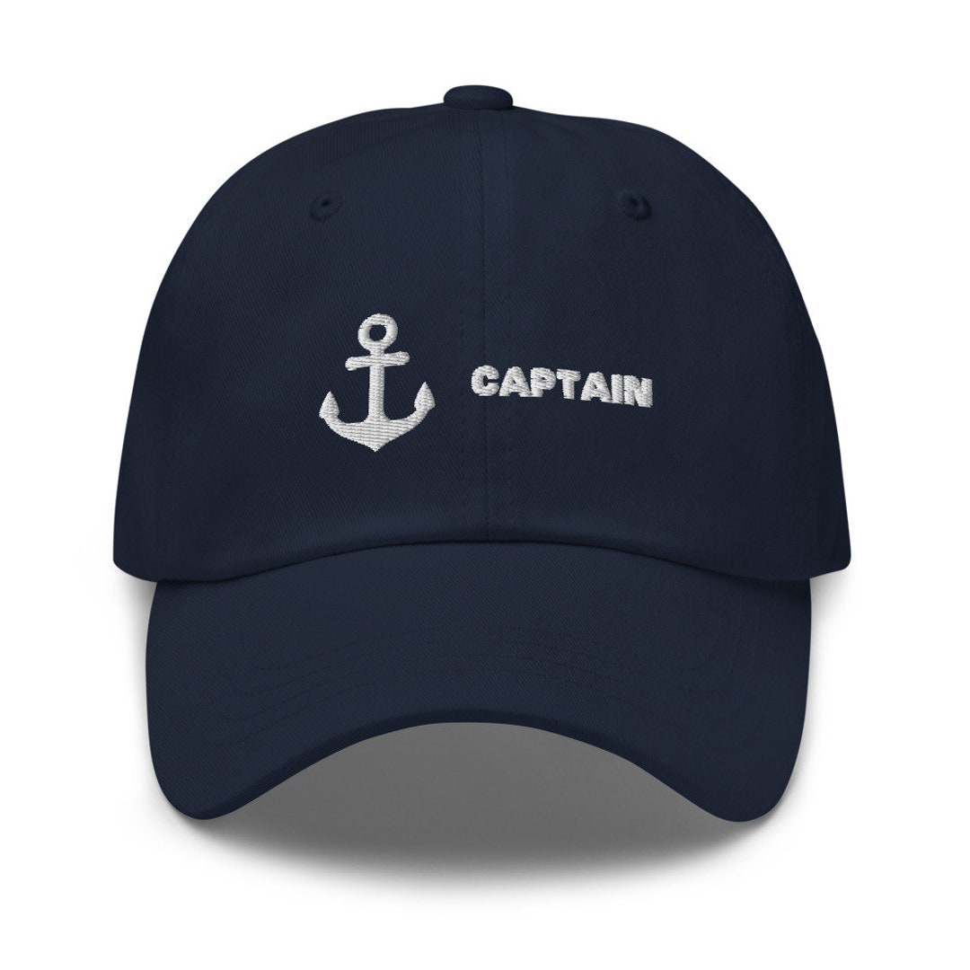 Captain Baseball Cap Mens Hats Baseball Embroidered Anchor Sign Dad Hat ...