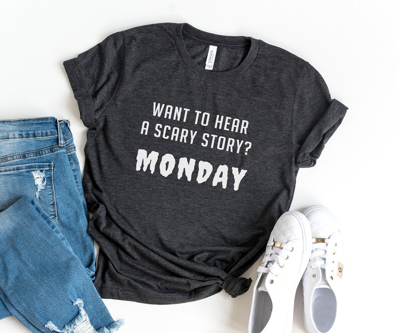 Monday Shirt Funny Halloween T-shirt Tumblr Tee Instagram - Etsy