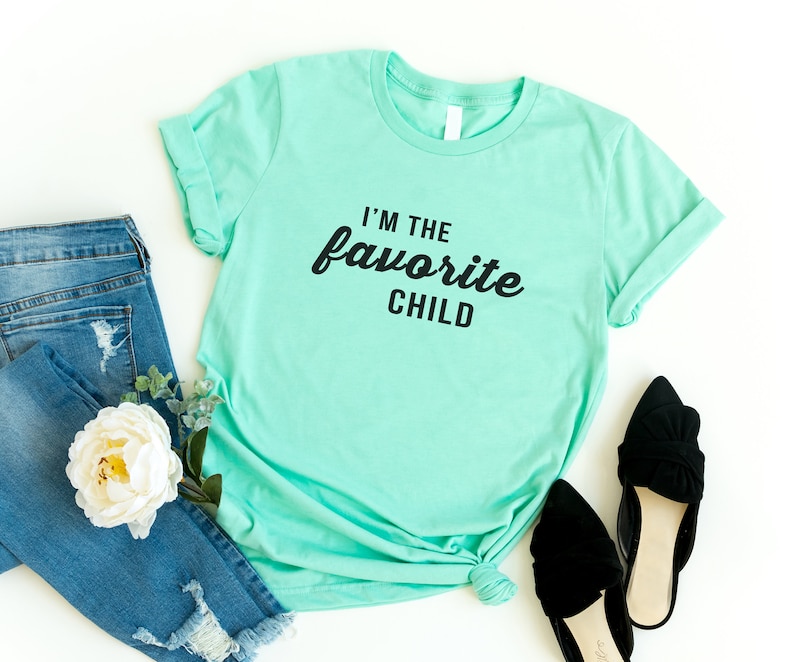 I'm the Favorite Child Daughter Gift Women T-shirt Graphic - Etsy