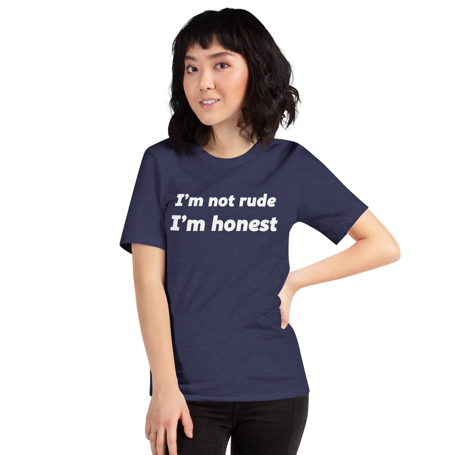 Im Not Rude Im Honest Funny Tshirts Women Shirt With Saying - Etsy