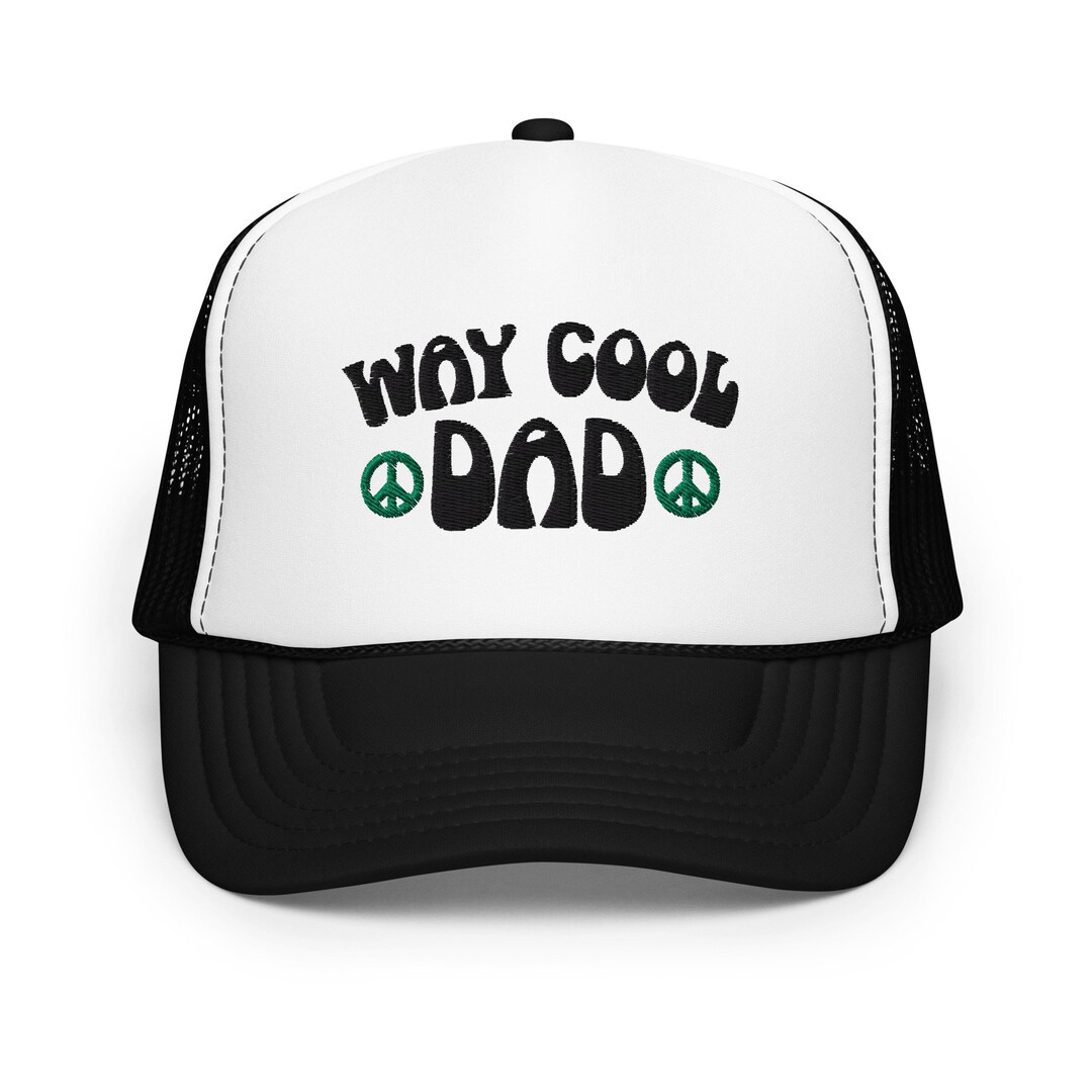 Way Cool Dad Funny Trucker Hat for Men With Sayings Embroidery Cap ...