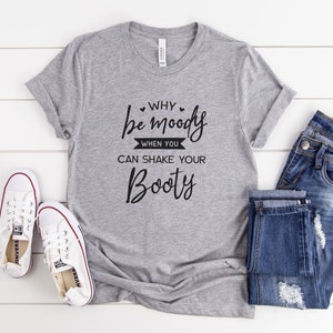 Shake Yo Booty Funny Shirts for Womens Graphic Tee Shirt With | Etsy