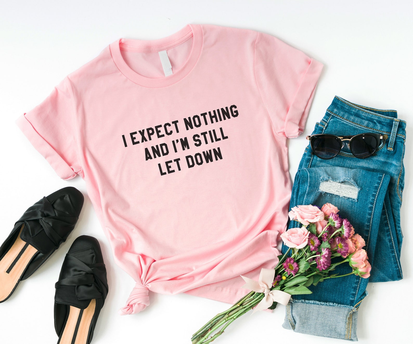 I Expect Nothing and I'm Still Let Down Funny T-shirt for - Etsy