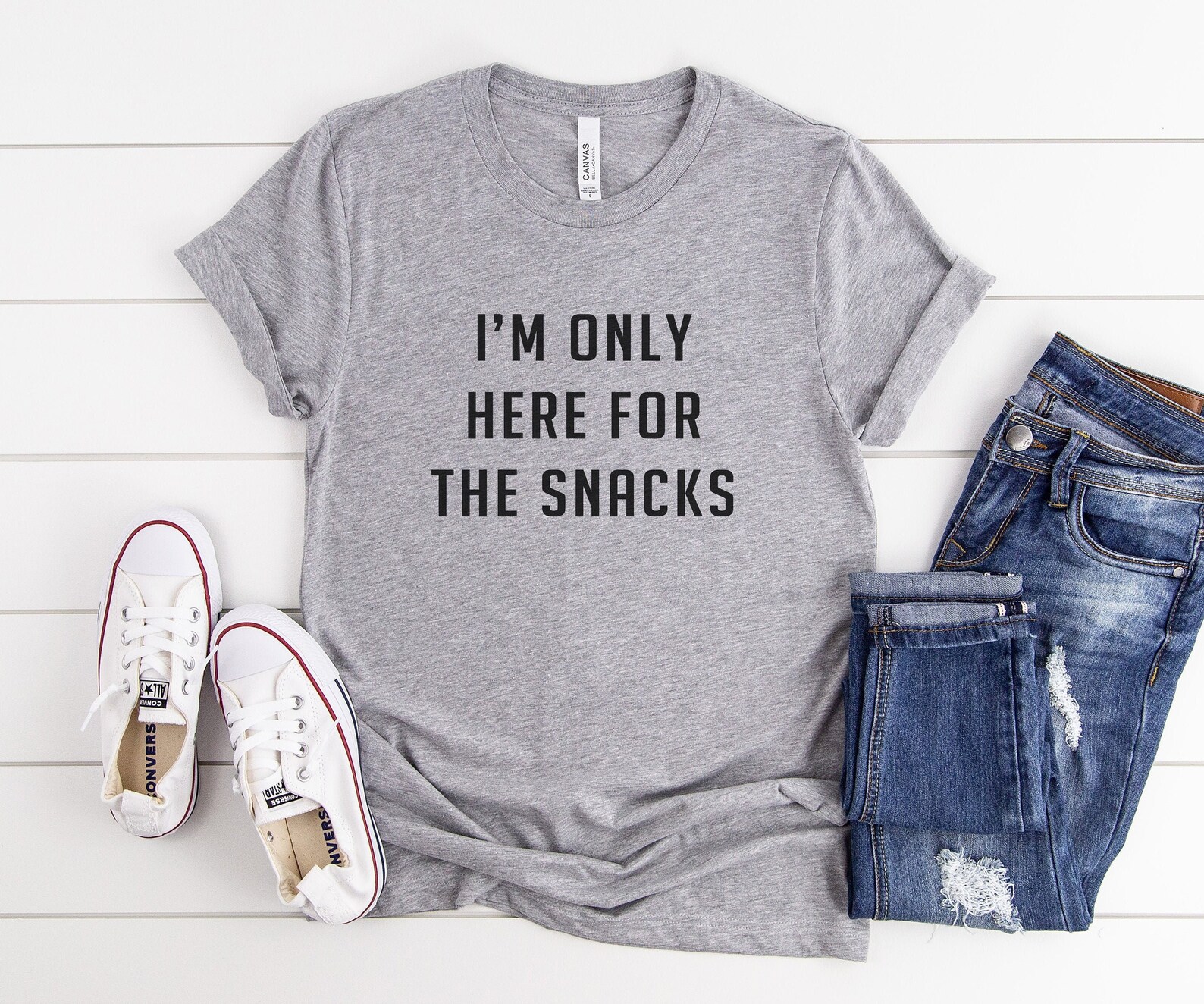 I'm Only Here for the Snacks Food Shirt With Sayings Funny - Etsy