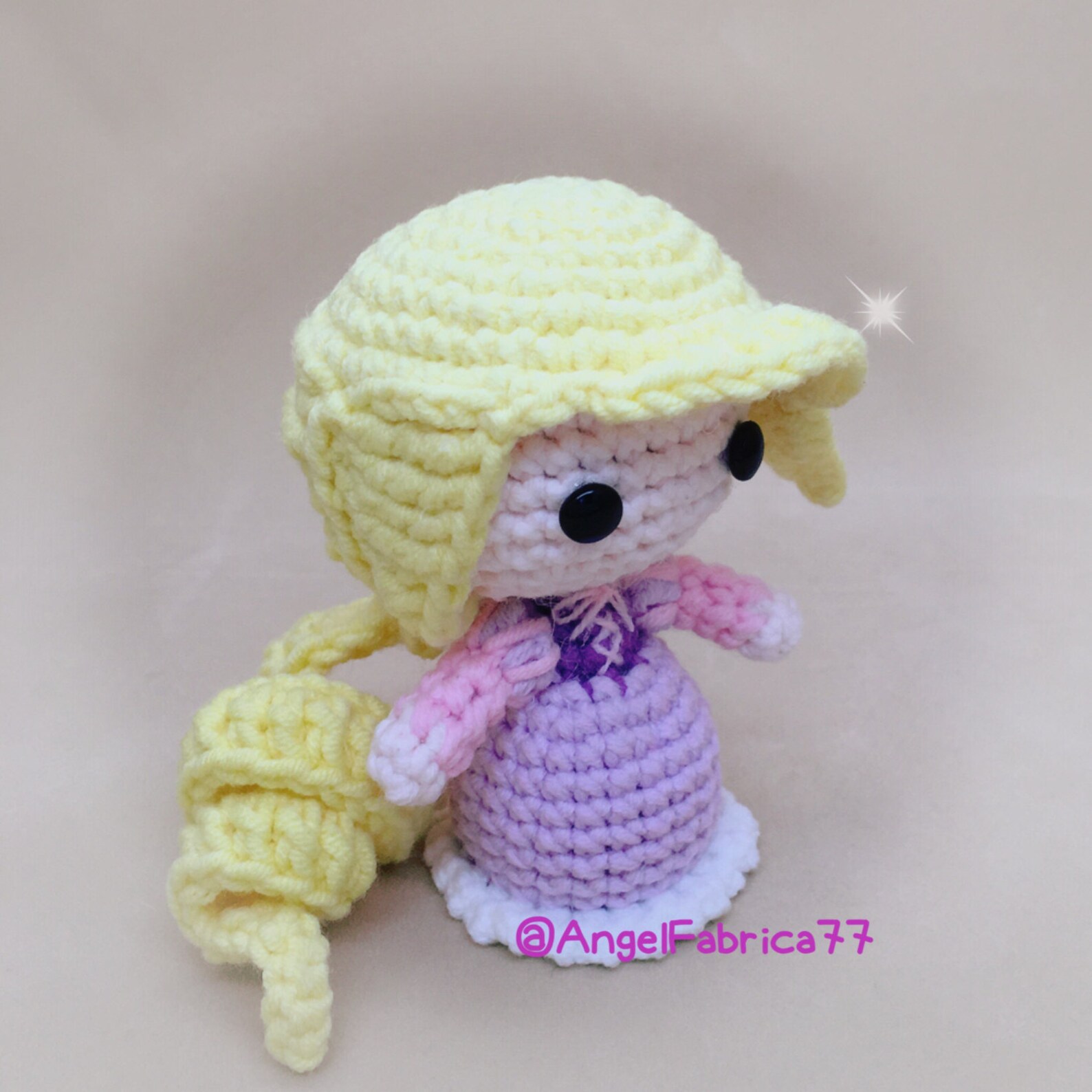 Crochet Tangled Rapunzel Disney Princess Long Hair Braid - Etsy