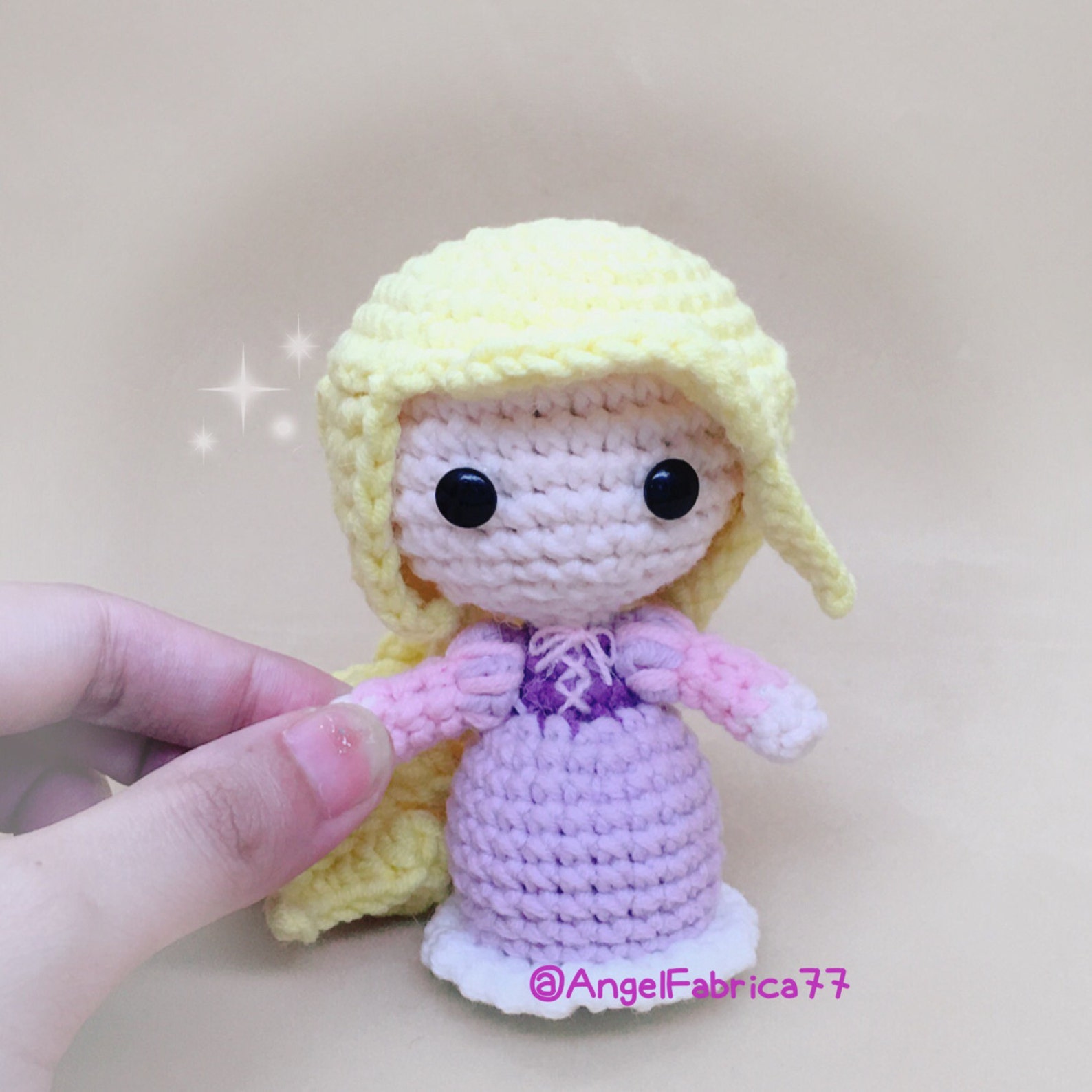 Crochet Tangled Rapunzel Disney Princess Long Hair Braid - Etsy