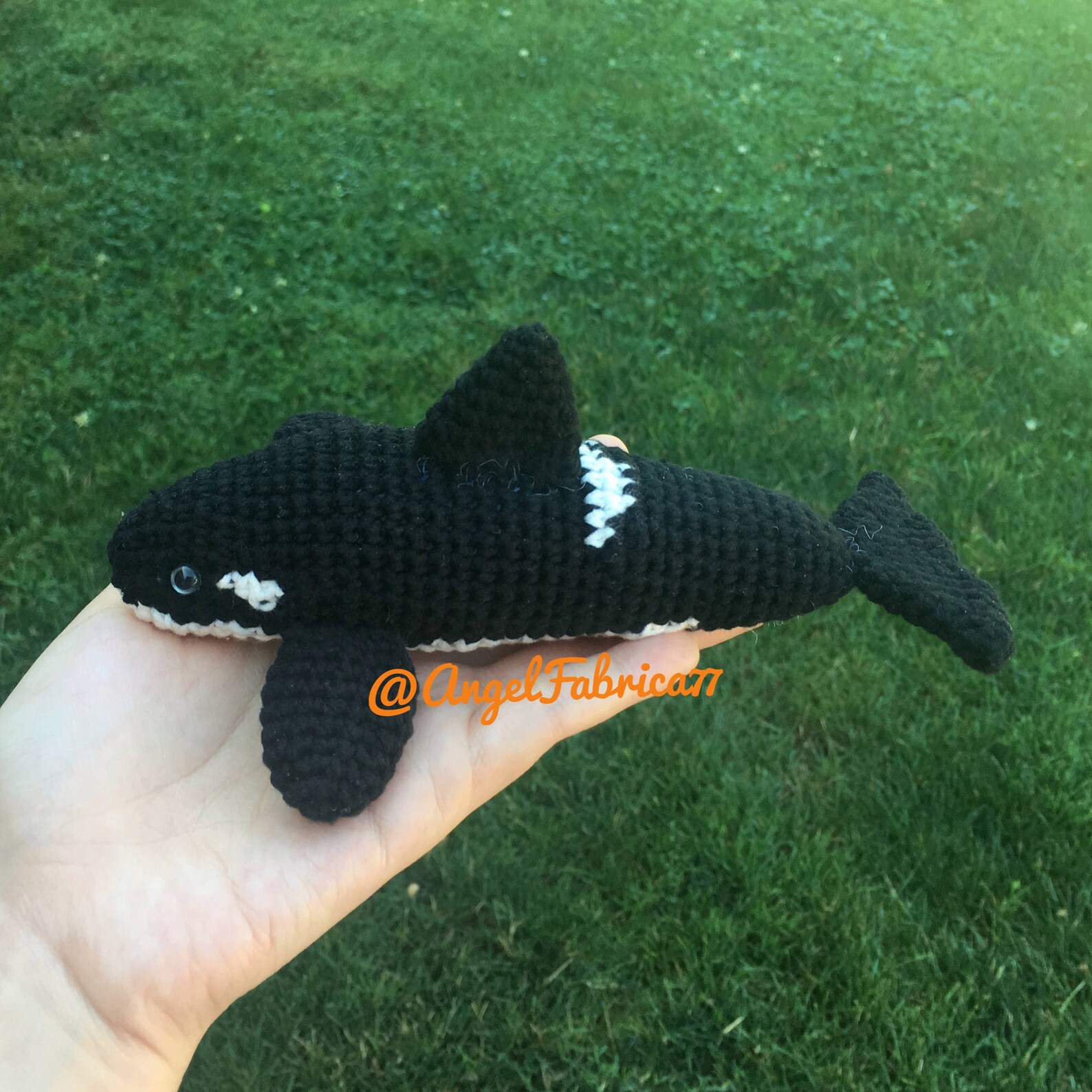 Crochet Orca Toy, Stuffed Killer Whale, Customize Amigurumi, Handmade ...