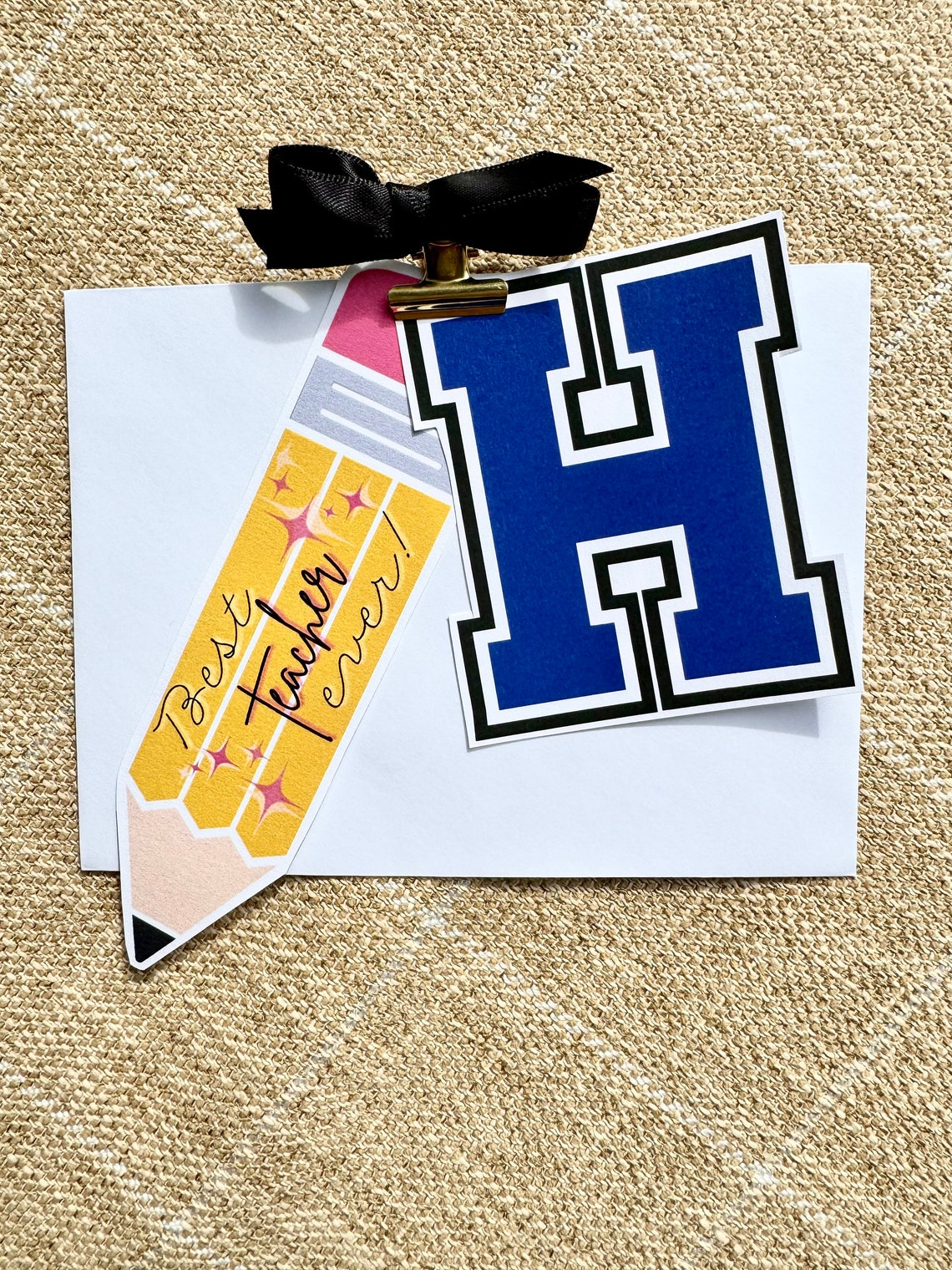 Best Teacher Ever Gift Tag, Teacher Appreciation Gift, Teacher Pencil ...