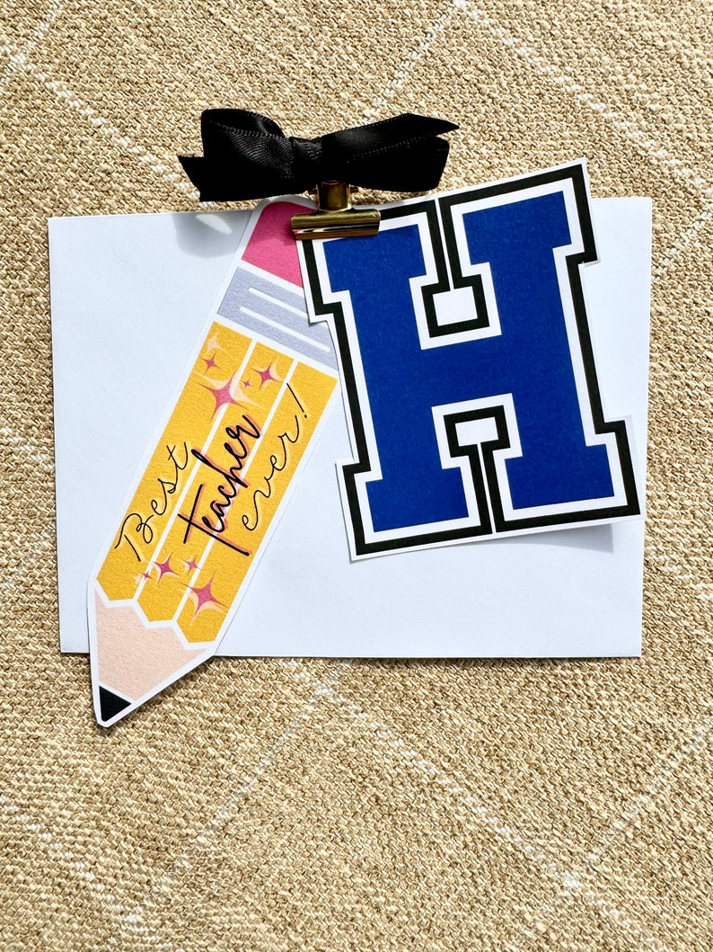 Best Teacher Ever Gift Tag, Teacher Appreciation Gift, Teacher Pencil ...