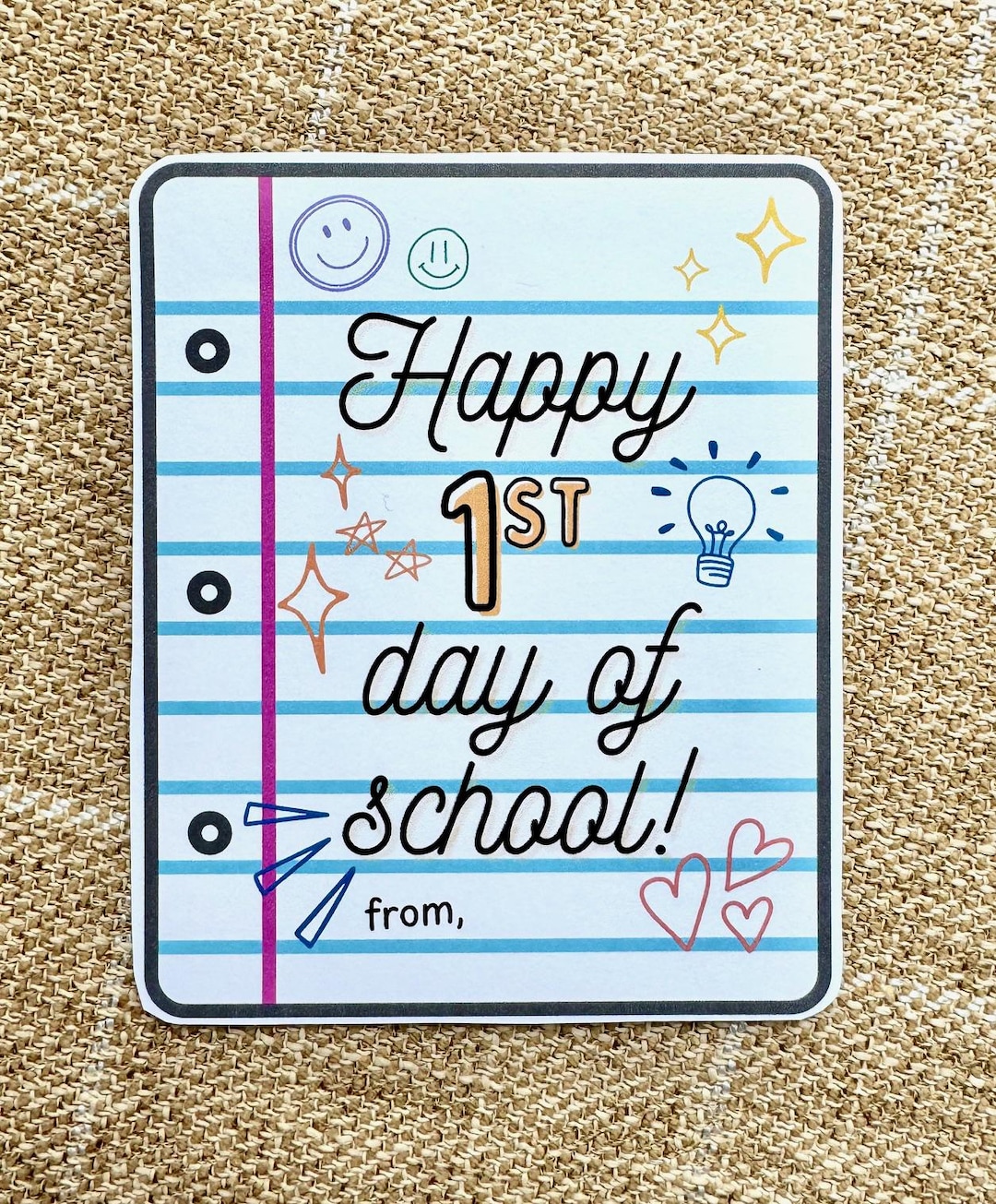 Lunchbox Note, Teacher Gift, 1st Day of School, Back to School ...