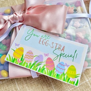 Easter Gift Tag, Easter Basket, You Are Egg-stra Special, Easter Treat ...
