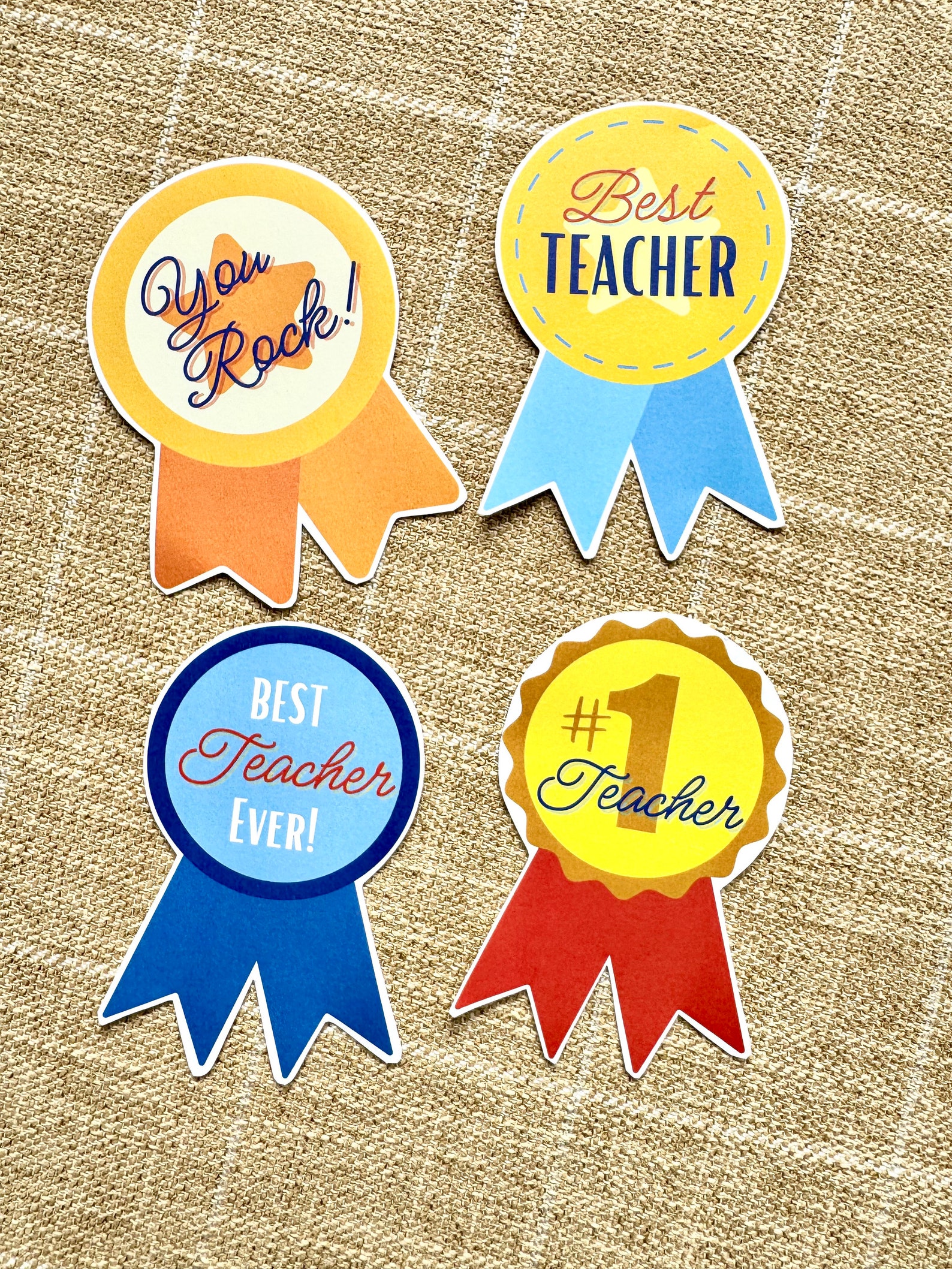 Teacher Ribbons Gift Tags, Teacher Appreciation, Teacher Gift Tags ...