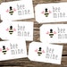 Printable Valentine's BEE MINE Tags Printable Valentine | Etsy