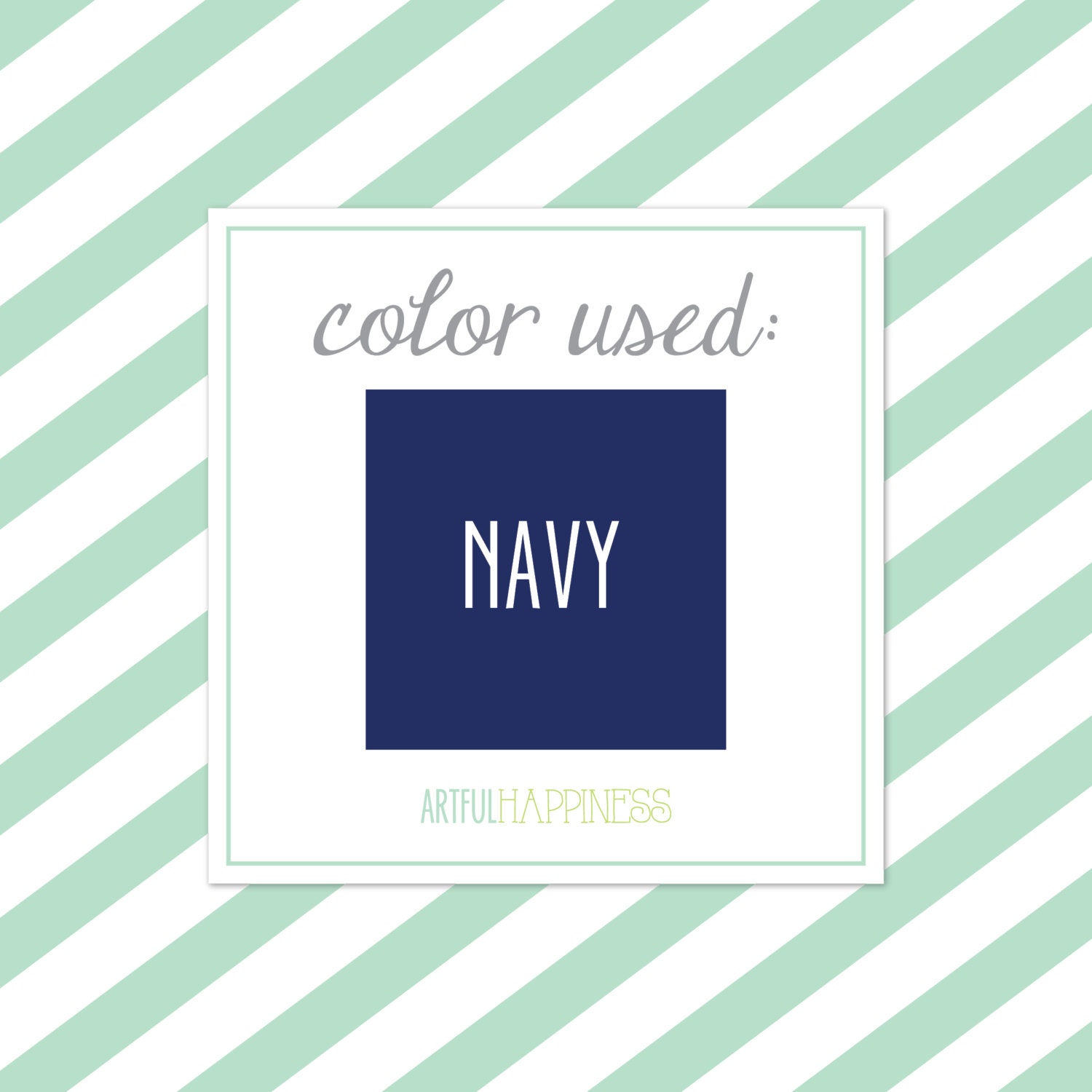 Printable Assorted Pennant Flag Banner: Navy (instant Digital Download ...