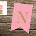 Printable Pennant Banner That Includes Entire Alphabet: Colorful Banner ...