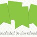 Printable Pennant Banner That Includes Entire Alphabet: Avocado Green ...