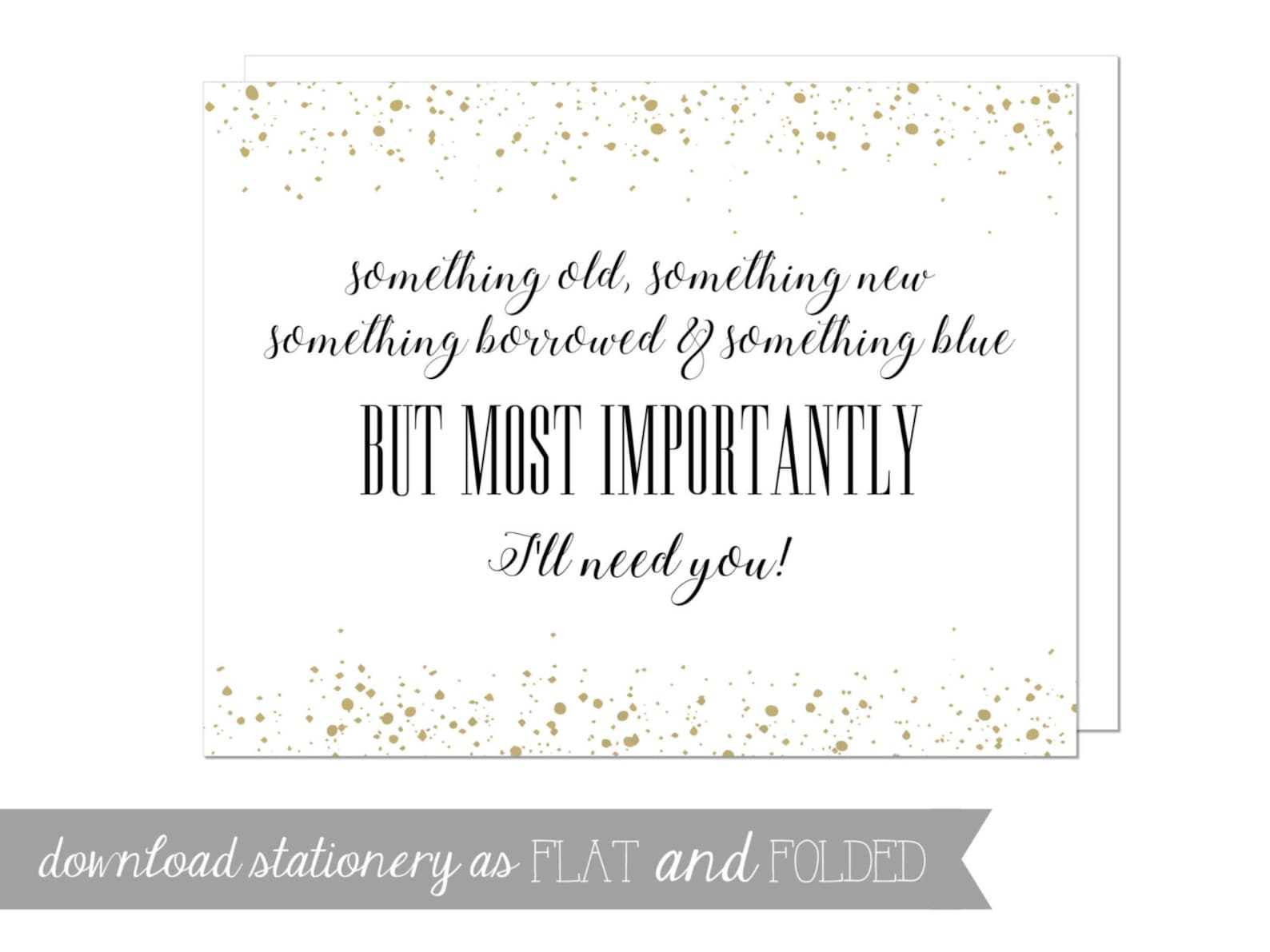 Printable Something Old Something New Something Borrowed and Something ...