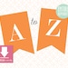 Printable Pennant Banner That Includes Entire Alphabet: - Etsy