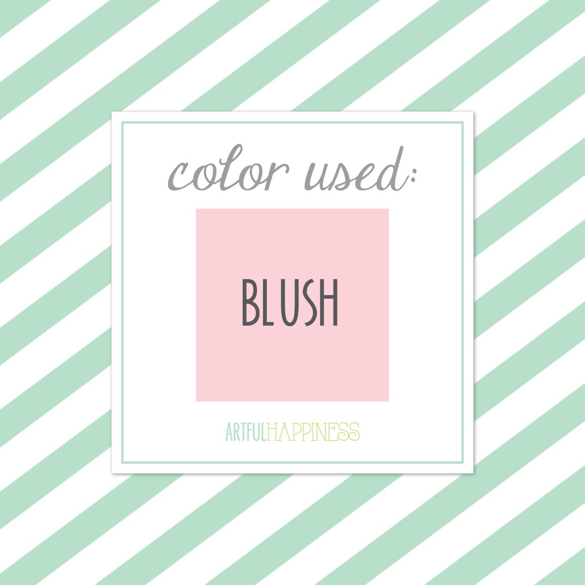 Printable Pennant Blush Pink With Gold Glitter Happy Birthday | Etsy