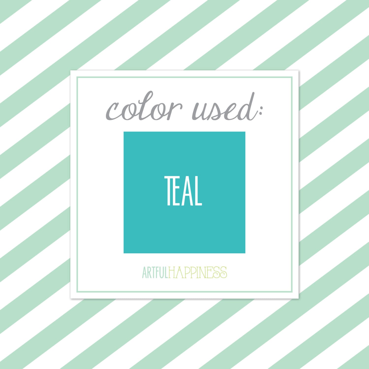 Printable Teal Food Table Tent Cards Place Cards: Instant Download, 2 ...