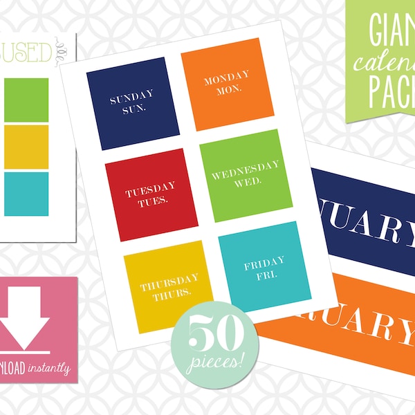 Days of the Week Cut Out - Etsy