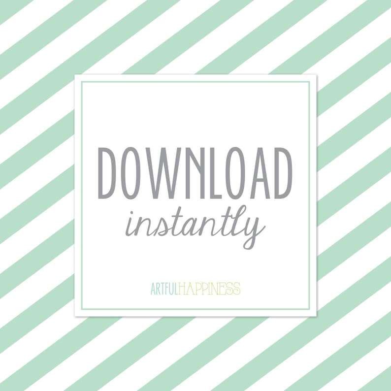 Printable Light Blue Food Table Tent Cards Place Cards: - Etsy