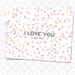 Printable I Love You More Stationery: Instant Download as Flat and ...