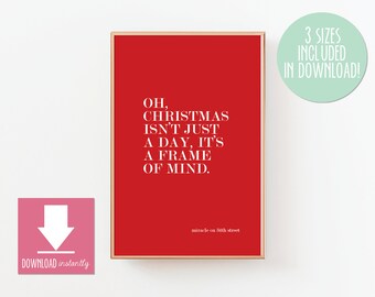 Miracle on 34th Street Sign - Etsy