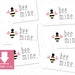 Printable Valentine's BEE MINE Tags, Printable Valentine Tags, Instant ...