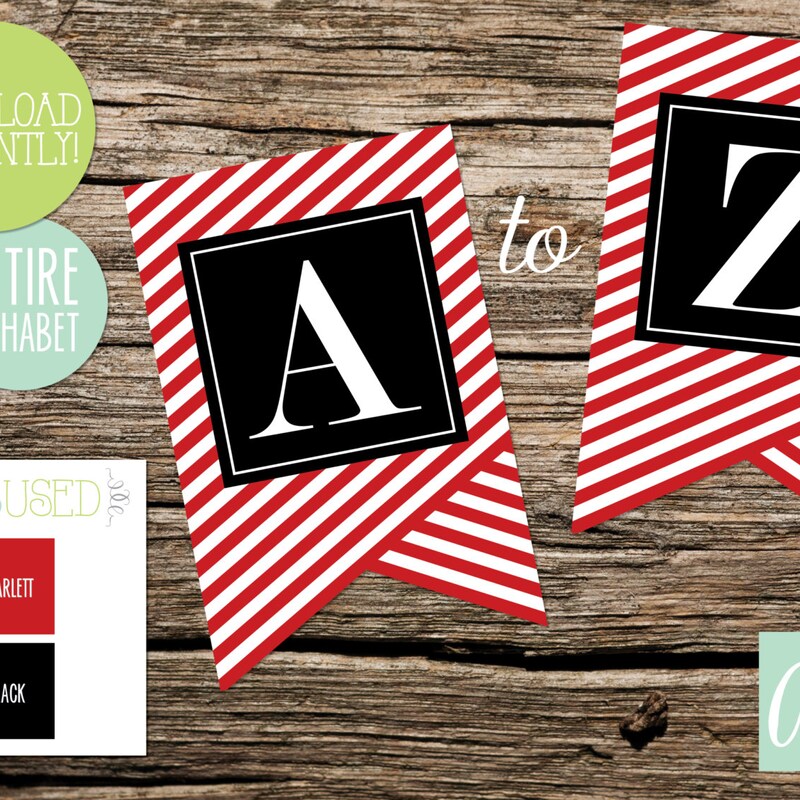 Striped Banner - Etsy